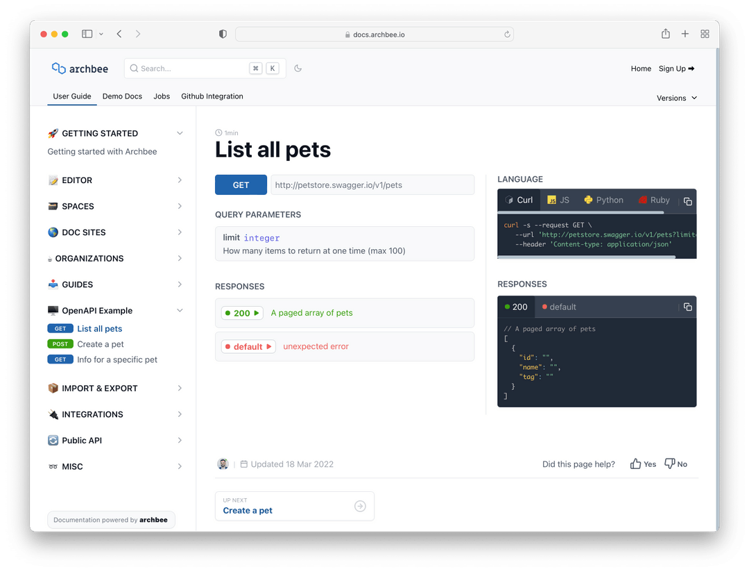 Archbee - Documentation Platform for Product Teams